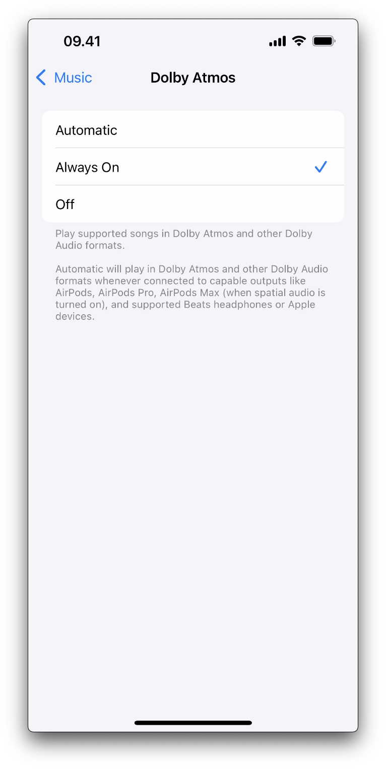 How do I enable Dolby Atmos on my iOS/macOS device? – Bang & Olufsen Support